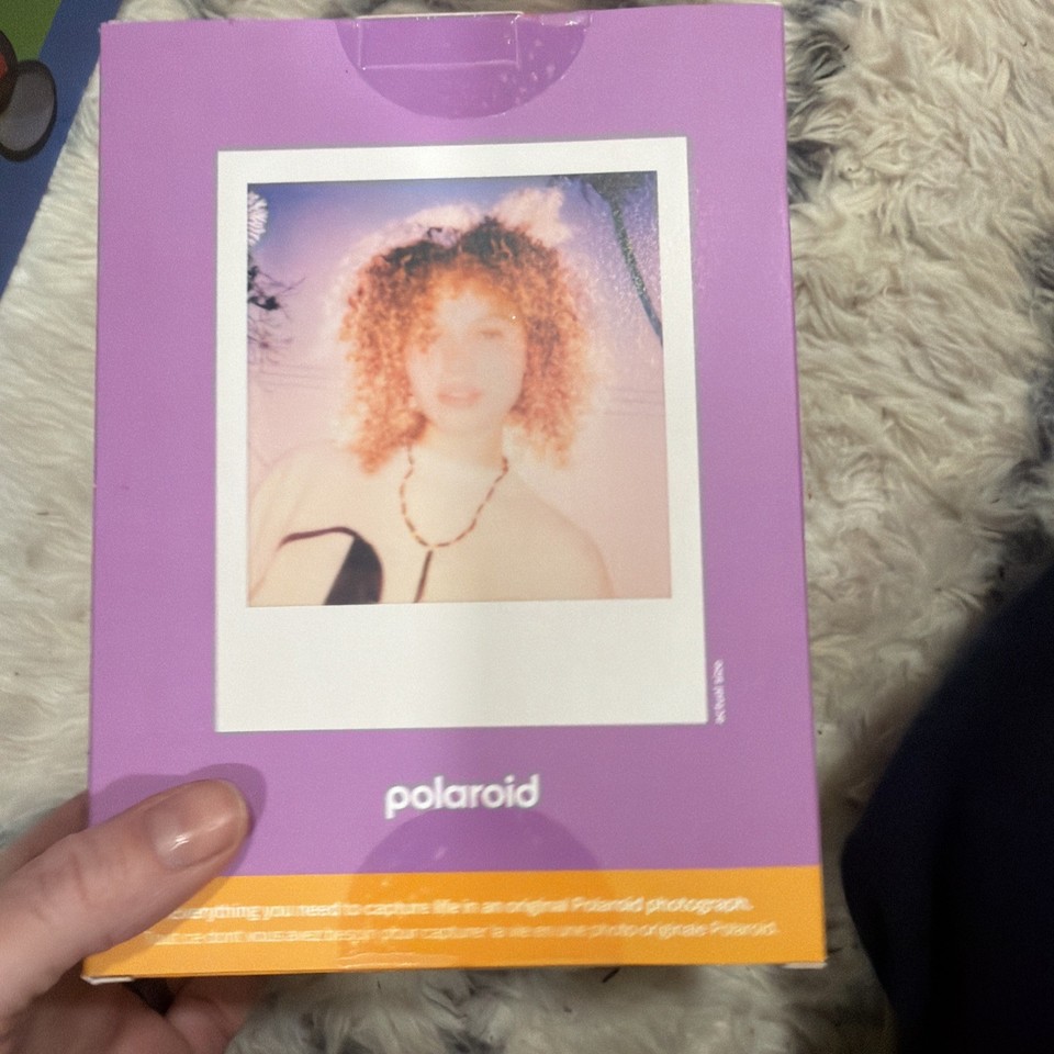 POLAROID NOW 2ND GENERATION I-TYPE INSTANT FILM CAMERA PURPLE +8 ...