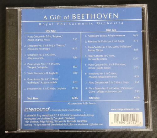 A Gift Of Beethoven Royal Philharmonic Orchestra (CDs) | eBay