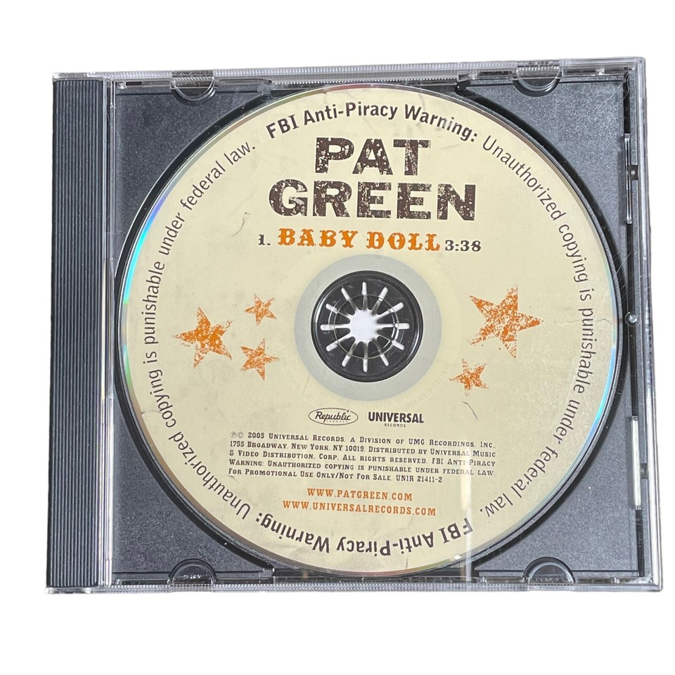 Pat Green Baby Doll New CD Universal Records 2005 | eBay