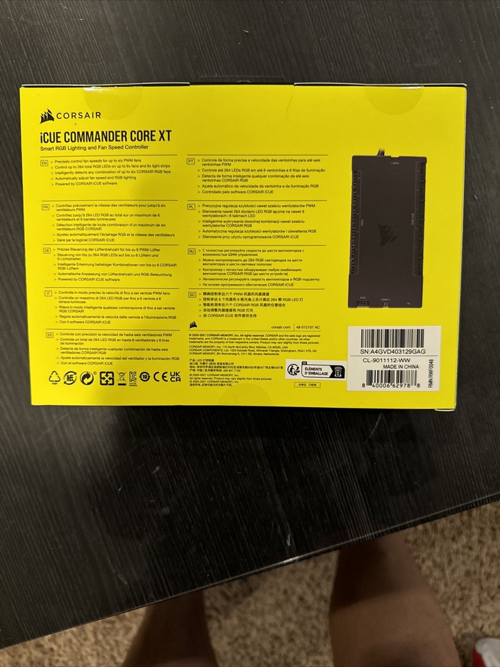 Corsair iCUE COMMANDER CORE XT Smart RGB Lighting & Fan Speed ...