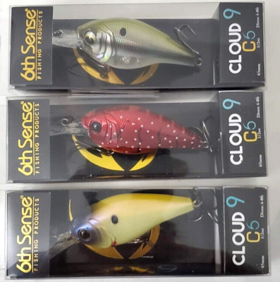 (3) 6th Sense Cloud 9 C6 Series Medium Diver Crankbaits C6 | eBay