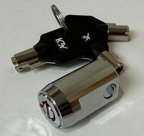 New Storage Cylinder Lock With 3 Tubular Keys for Roll-up Door Unit ...