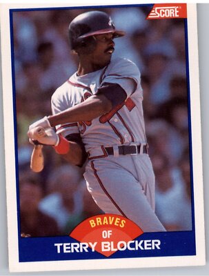1989 Score #605 Terry Blocker | eBay