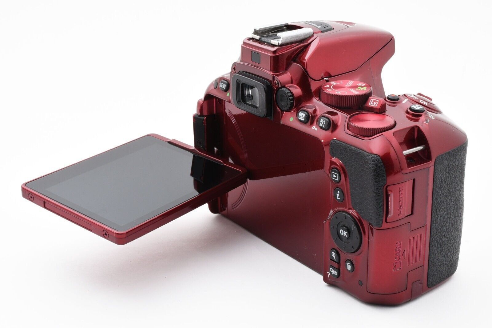 Nikon D D5500 24.2MP Digital SLR Camera - Red (Body Only) for sale ...