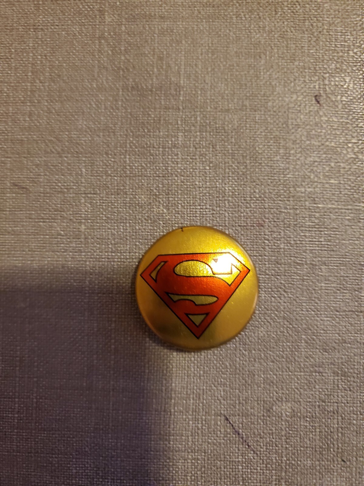 DC Comics Superman Logo Promo Button/Pin - Foil | eBay