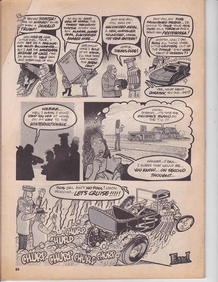 CarToons Magazine (Car-Toons) Aug. 1990 w/Bob Hardin "Hot Truck" Poster ...