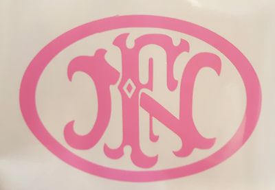 F N Fabrique Nationale Herstal Crest Decal - FN Sticker - Pink | eBay