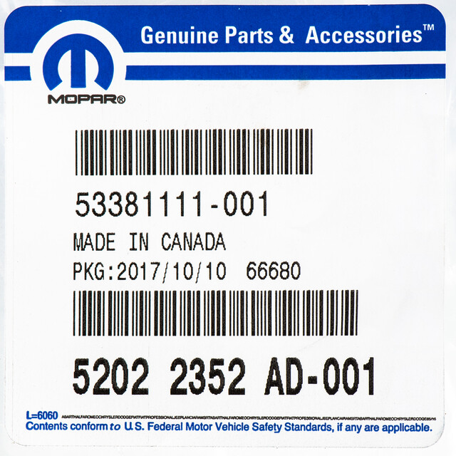 Genuine Mopar Air Cleaner 52022352AD | eBay