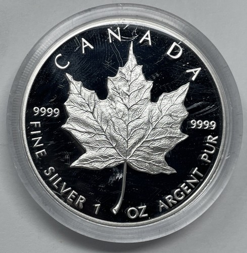 1989 Proof Finish Canada 1oz .9999 Silver Maple Leaf #C453 | eBay