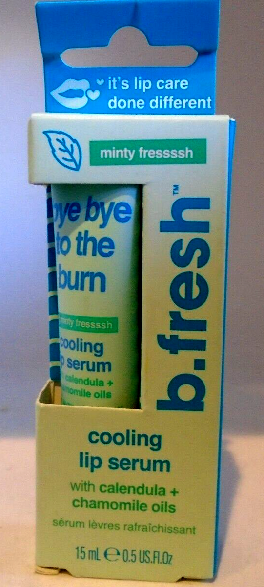 bye bye to the burn B. Fresh Cooling Lip Serum 0.5 Fl Oz | eBay