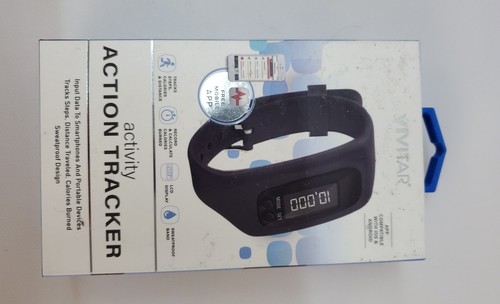 Vivitar Activity Action Fitness Tracker LCD Display Black For IOS ...