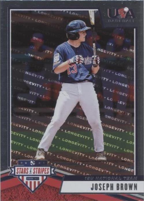 2019 Panini USA Baseball Stars & Stripes - Joseph Brown #61 Longevity ...