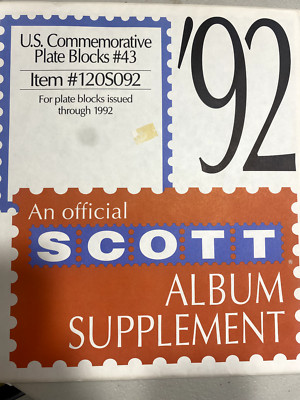 Scott US Commemorative Plate Blocks 1992 #43 | eBay
