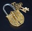 God Jesus Design Padlock Brass Victorian Style Safety Door Lock Heavy ...