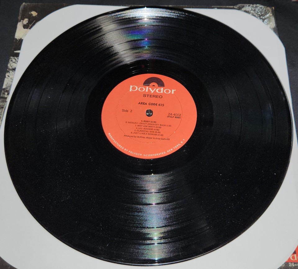 AREA CODE 615 SELF TITLED 1969 POLYDOR 24-4002 COUNTRY ROCK | eBay
