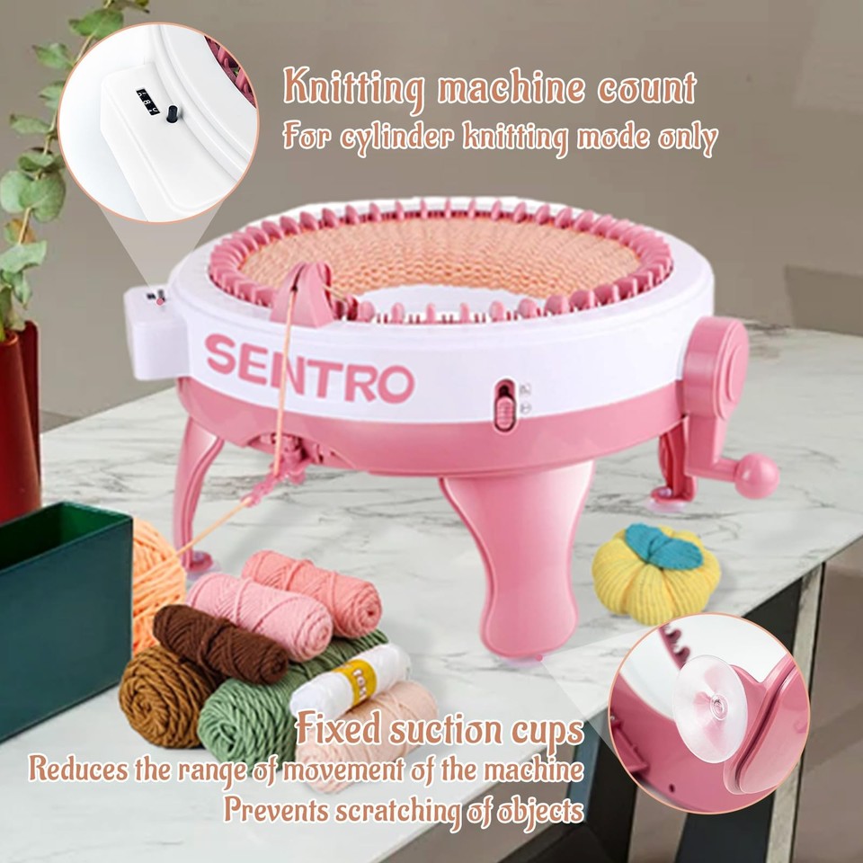 SENTRO Knitting Machine, 48 Needles Knitting Machine with Row Counter ...