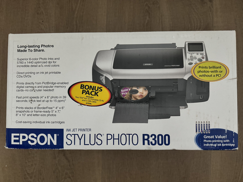 Epson Stylus Photo R300 Digital Photo Inkjet Printer Brand NEW | eBay