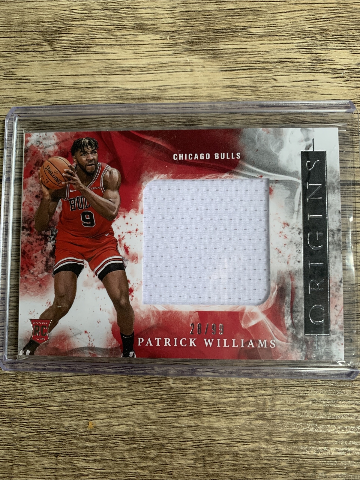 2020-21 Origins Patrick Williams Rookie Card Jumbo Jersey Card #28/99 ...