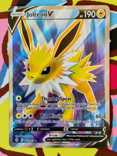 JOLTEON V 177/203 POKEMON EVOLVING SKIES 2 | eBay