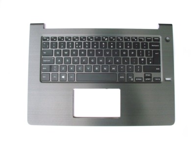 Genuine Dell Vostro 14 5468 UK Layout £ Backlit Keyboard Palmrest 8Y8XR ...