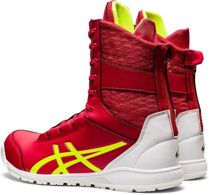 ASICS Safety Shoes WINJOB CP403 TS 2E Red / Yellow Safety Toe Work ...
