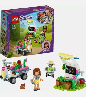 LEGO 41425 Friends Olivias Blumengarten Blumen Garten Wagen Gewächshaus ...