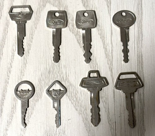 Lot of 8 Vintage Ford Keys - 1950s 1960s Forward | eBay