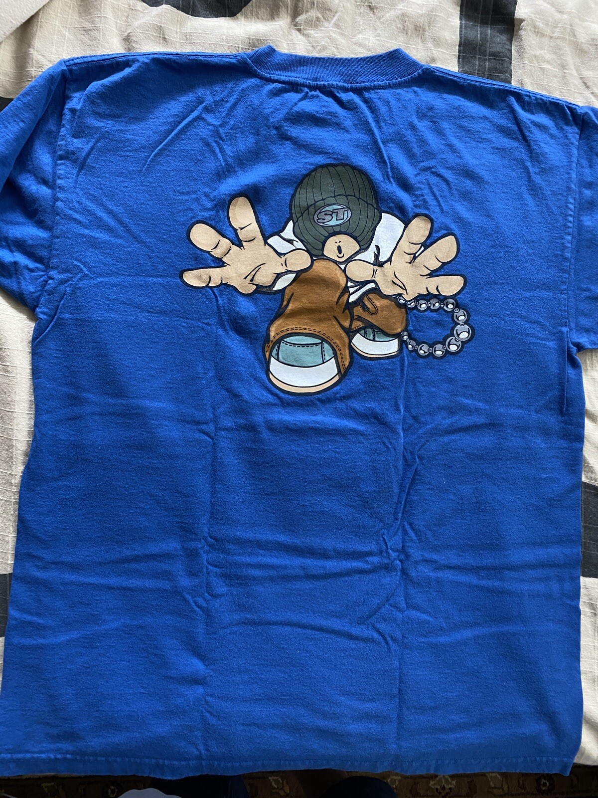 Vintage Rave Cartoon Character Graffiti Style tee shi… - Gem