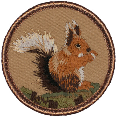 Scottish Red Squirrel Patrol Patch - 2" Round Embroidered Patch | eBay