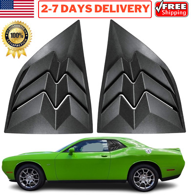 For 2008-2024 Dodge Challenger Side Window Louvers Scoop Covers Vent ...