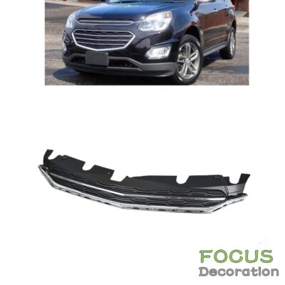 Front Upper Hood Grille Grill Chrome And Black For Chevrolet Equinox ...