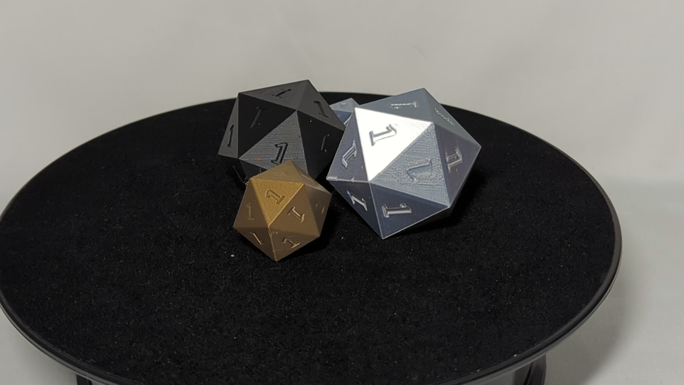 All 1's D20 for Critical Failure x 20 D&D RPG Dice (Multiple Sizes and ...