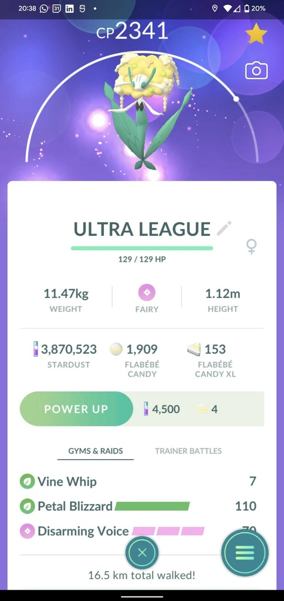 Shiny Florges Yellow