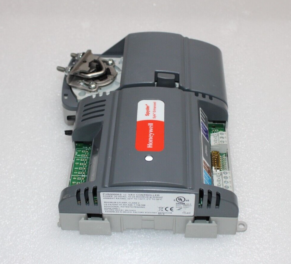 HONEYWELL PVB0000AS PROGRAMMABLE VAV CONTROLLER WITH ACTUATOR 20-30VAC ...