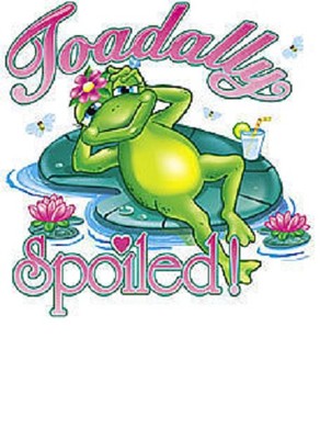 Toadally Spoiled Frog Tshirt Sizes/Colors | eBay