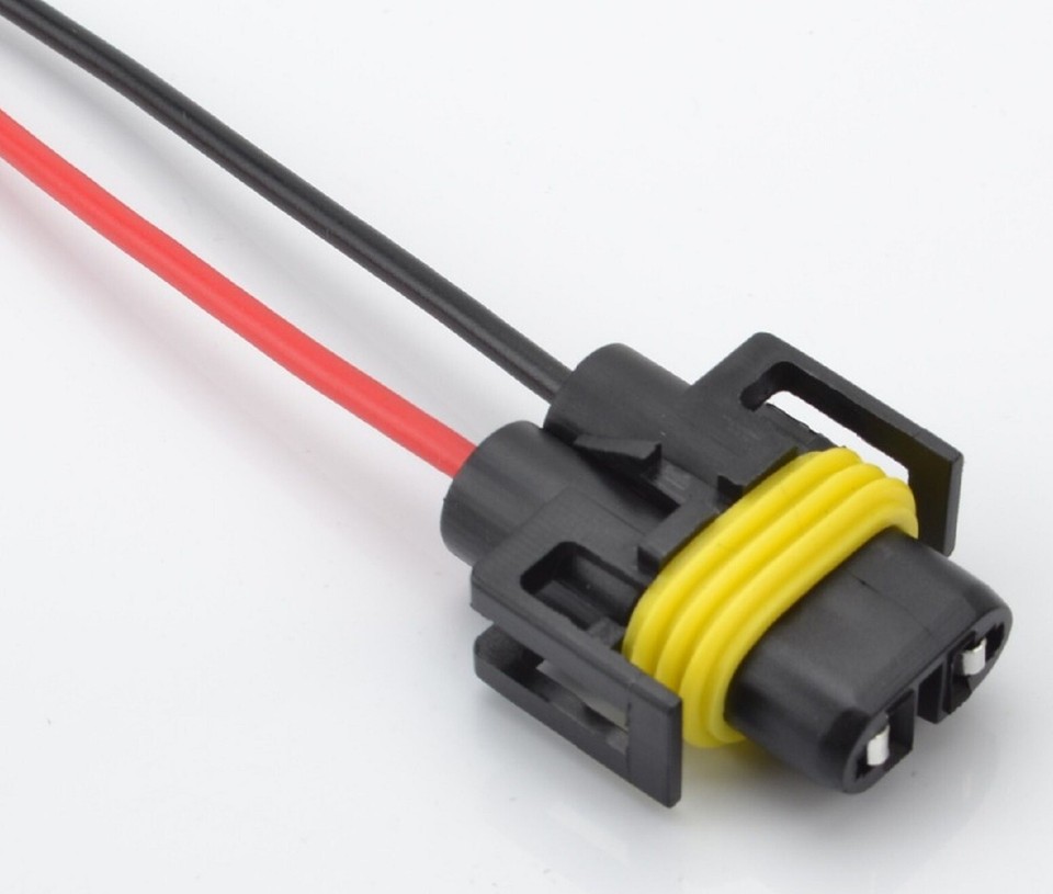 Conversion Wire H11 To H11B Two Harness Head Light Female Bulb Socket ...