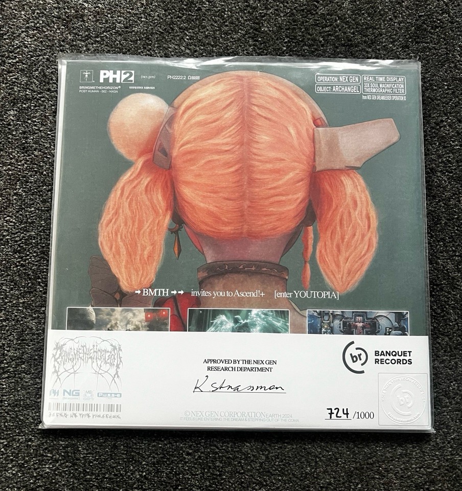 Bring Me the Horizon Post Human: NEX Gen Alternative Cover Slip Vinyl ...
