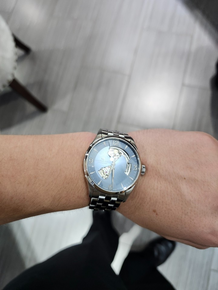 Hamilton Jazzmaster Blue Men's Watch - H327050 | eBay