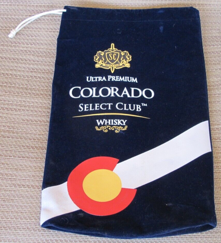 Colorado Select Club Ultra Premium Whisky Navy Blue Velour Bag | eBay