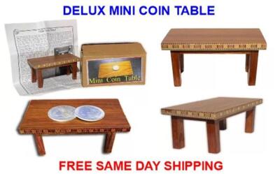DELUXE MINI WOOD COIN PENETRATION TABLE GREAT EFFECT WATCH A VIDEO FREE ...