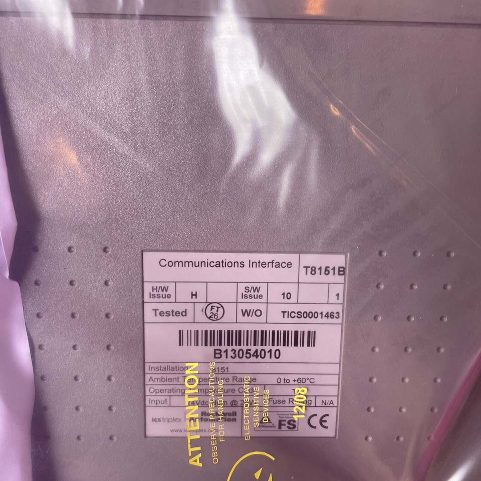 Rockwell Automation Ics Triplex T8151B Communications Interface Module | eBay