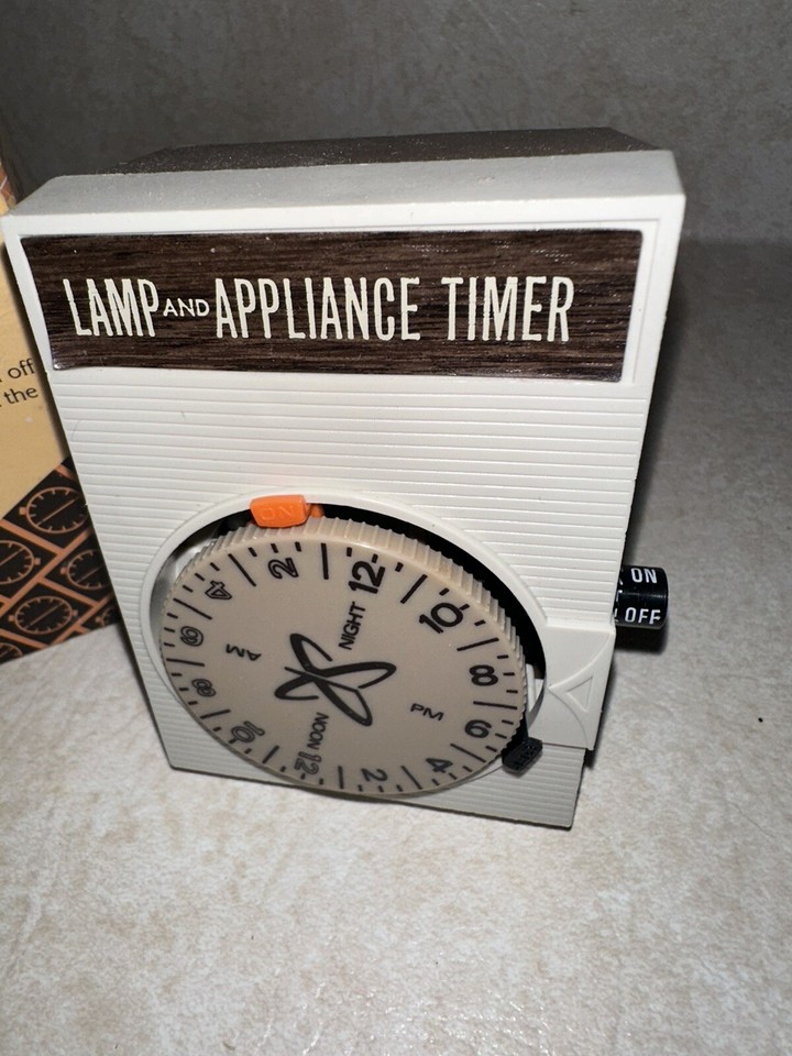 Vintage Sears 24 Hour Plug In Light And Appliance Timer New In Box | eBay