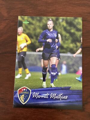 2021 PARKSIDE NWSL PREMIER BASE MERRITT MATHIAS #149 NC COURAGE B2077 ...