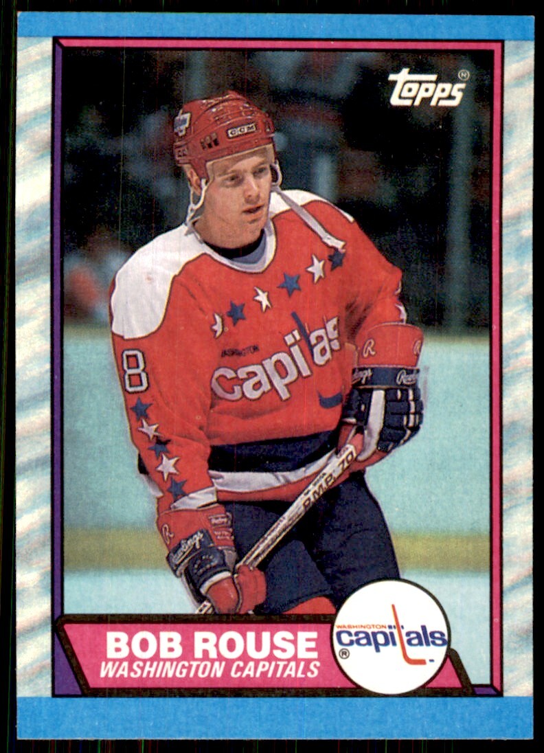 1989-90 TOPPS BOB ROUSE RC WASHINGTON CAPITALS #26 | eBay