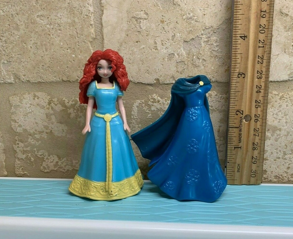 Mattel Disney Princess Merida brave Polly Pocket doll ,Magiclip dress ...