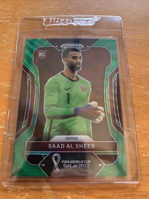 2022 Prizm World Cup - Saad Al Sheeb - Green Wave - Qatar | eBay