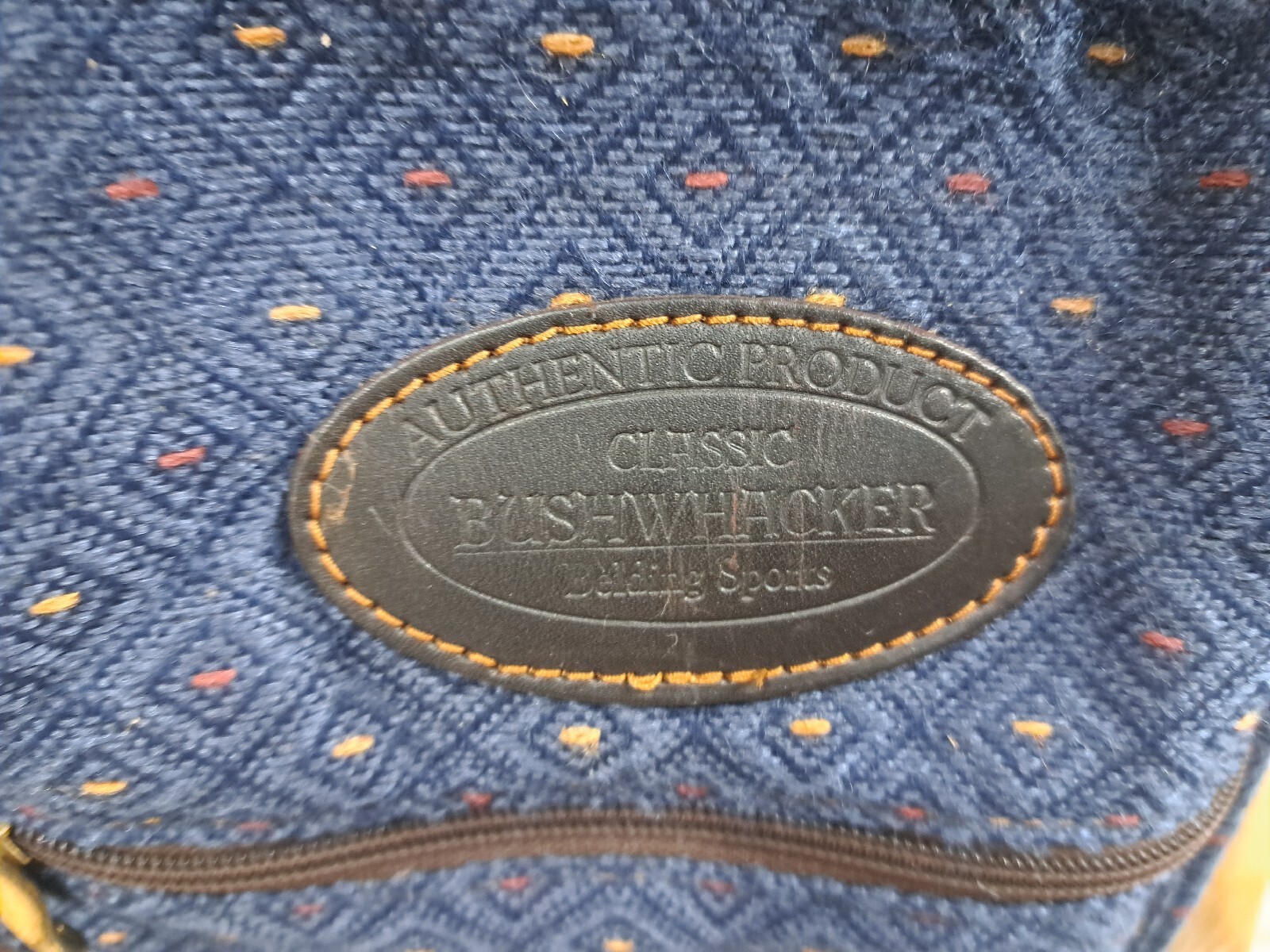 Belding Classic Bushwacker Cart Golf Bag 4-way Dividers Safari Blue and ...