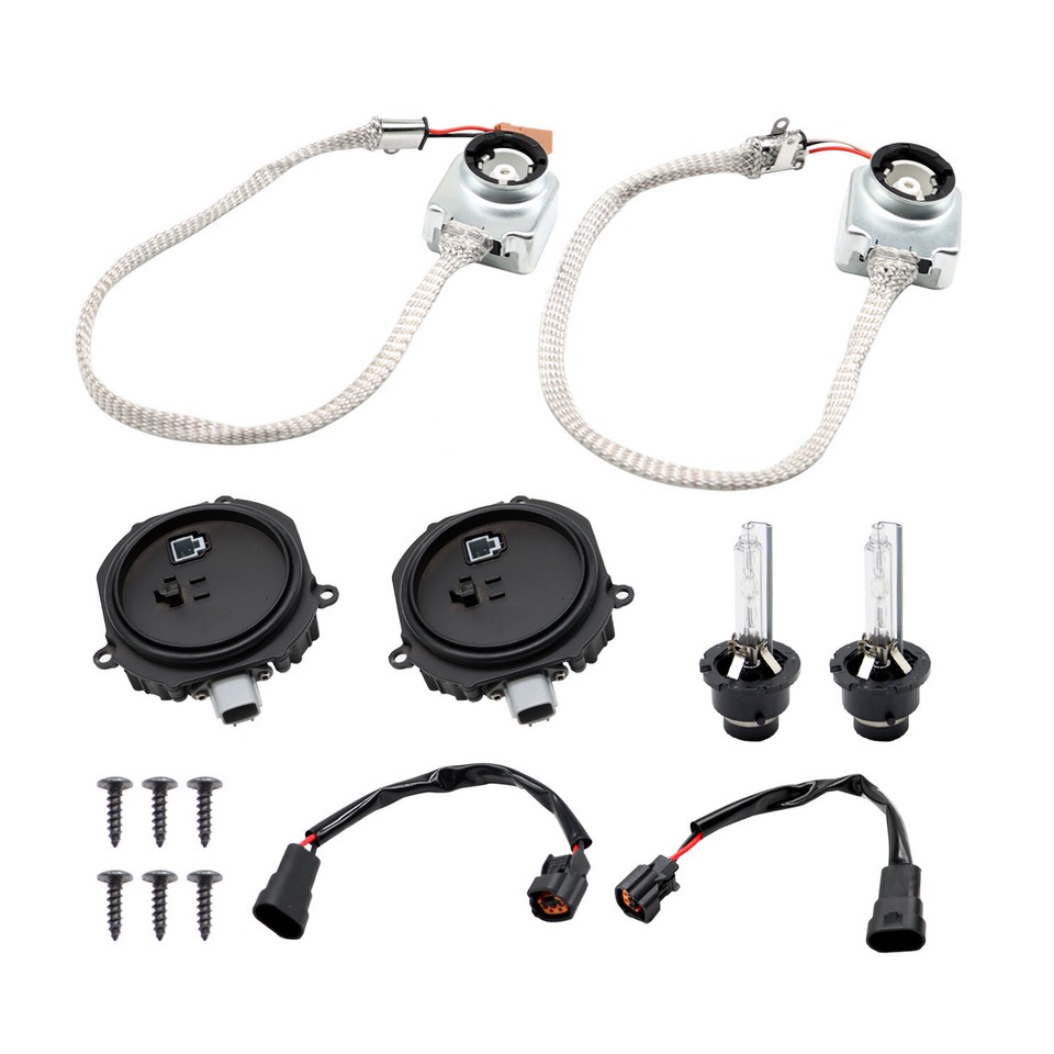 2 Set Xenon Ballast Igniter HID D2S Bulb Kit For 07-15 Infiniti G35 G37 ...