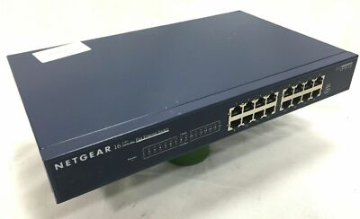 Netgear ProSafe 16-Port 10/100 MBPS Fast Ethernet Switch JFS516 ...