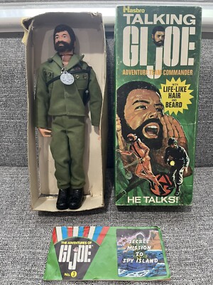 GI JOE TALKING COMMANDER Hasbro All ORIGINAL BOX #7400 1970 Unplayed ...
